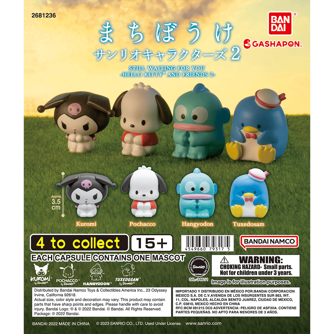 STILL WAITING FOR YOU HELLO KITTY AND FRIENDS 2 NEW Gashapon US